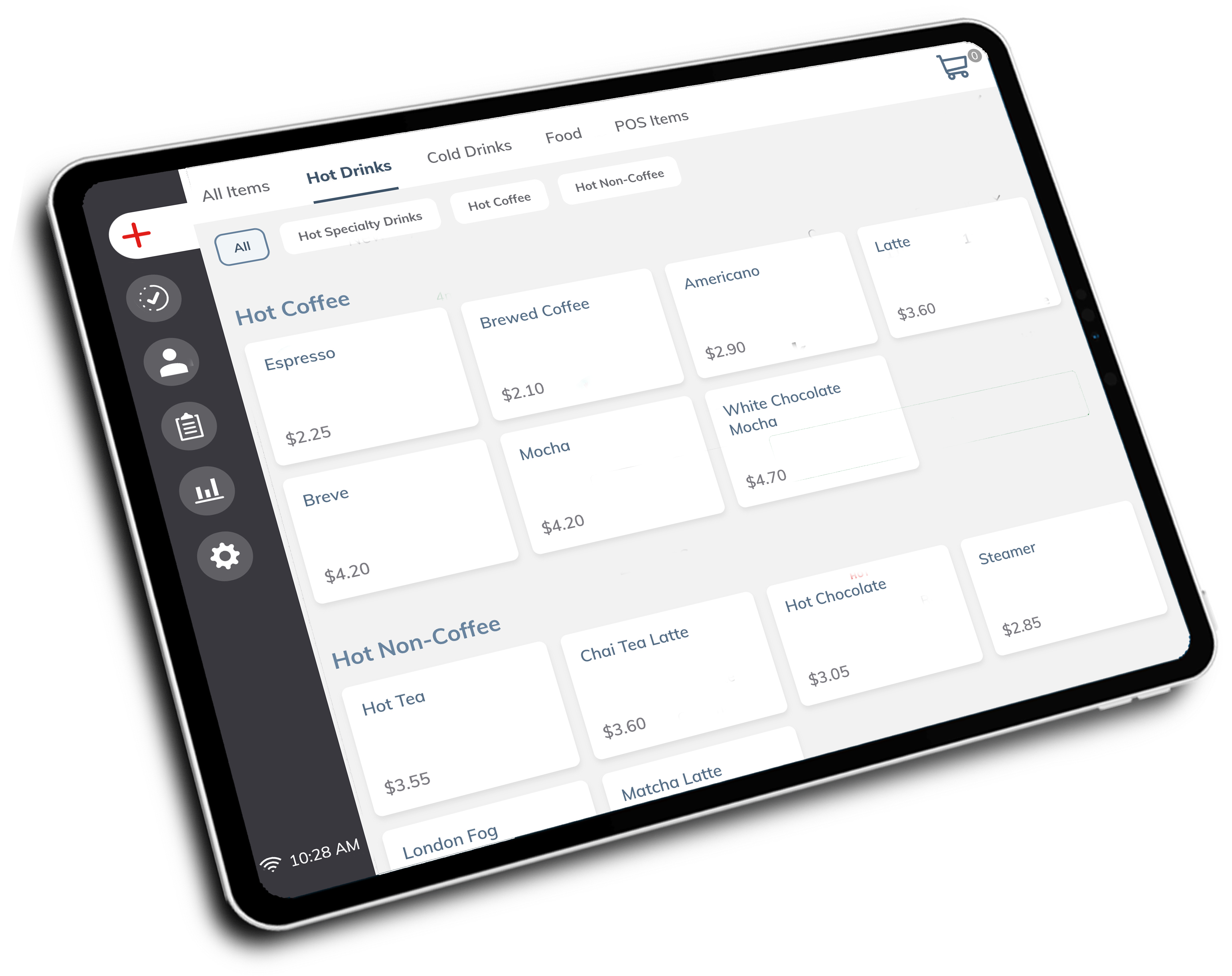 Updated POS Design Improves Barista Efficiency